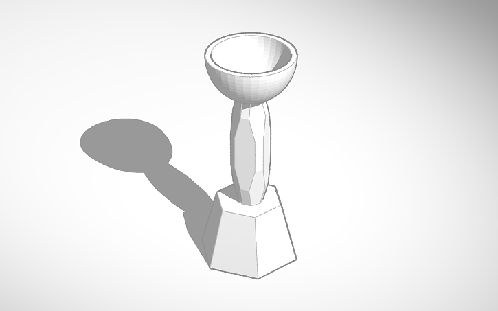 3D design Trophy idea | Tinkercad