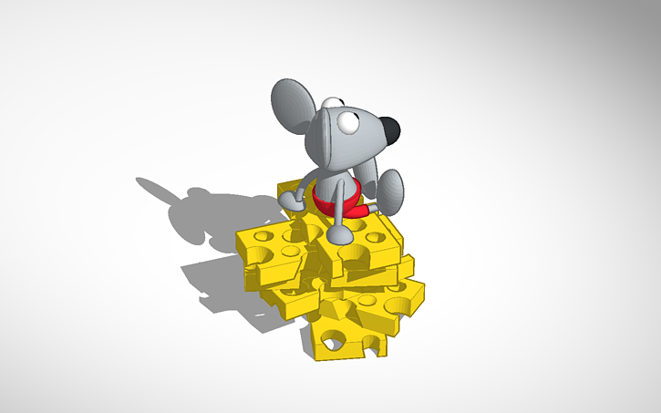 3D design mouse and cheese 2 #Mouse | Tinkercad