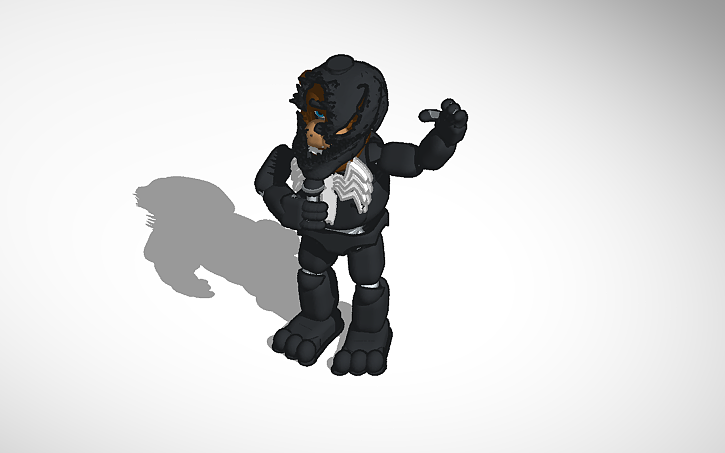 3D design Venom freddy Fazbear - Tinkercad