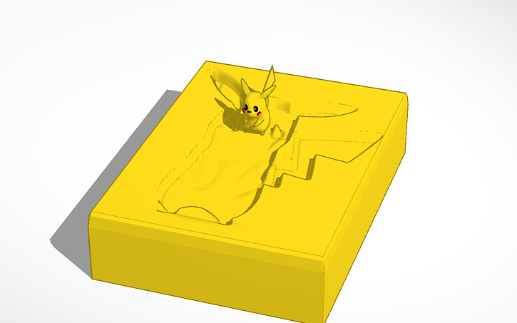 3D design pikachu | Tinkercad