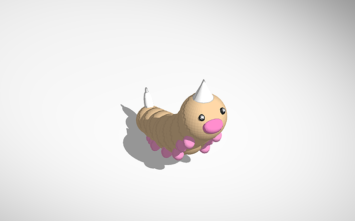 3D design Weedle - Tinkercad