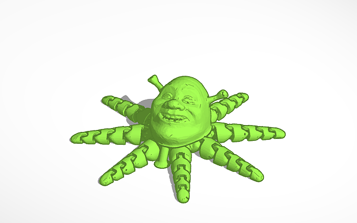 3D design Shrektopus - Tinkercad