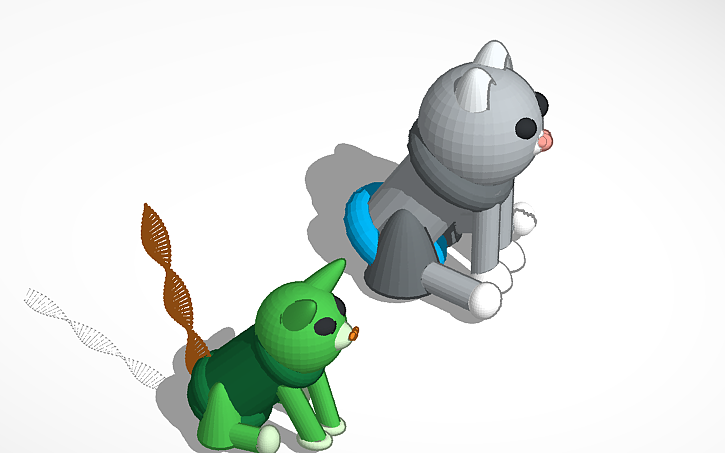 3D design Cat - Tinkercad
