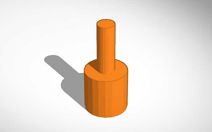 3D design conjunto rueda-eje - Tinkercad
