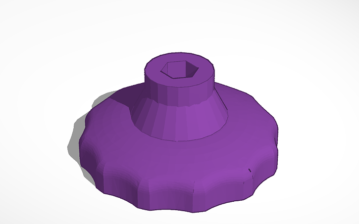 3D design Knob - Tinkercad