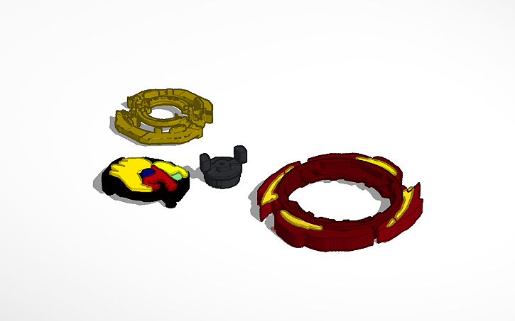3D design Demonic Diabolos Beyblade Burst db - Tinkercad