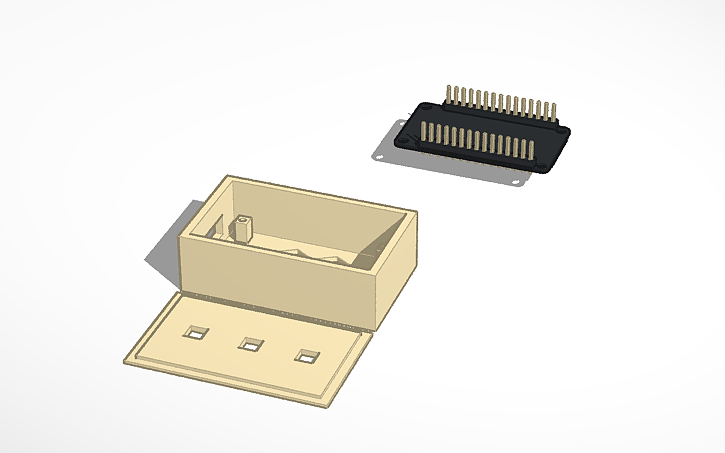 3D design esp32-case-notifier - Tinkercad