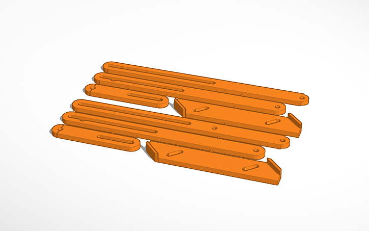 3D design Standard struts - Tinkercad