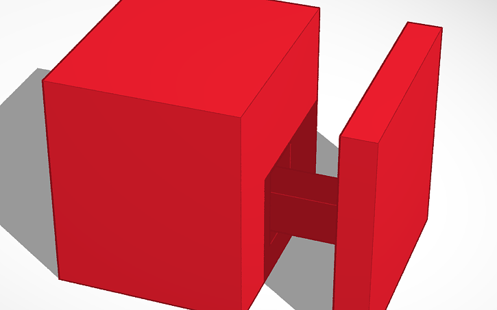 3D design minecraft working piston - Tinkercad