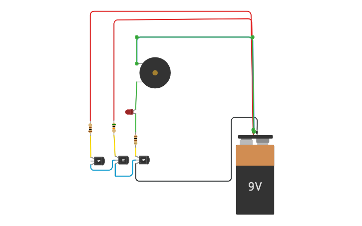 Circuit design VOLTAGE DETECTOR - Tinkercad