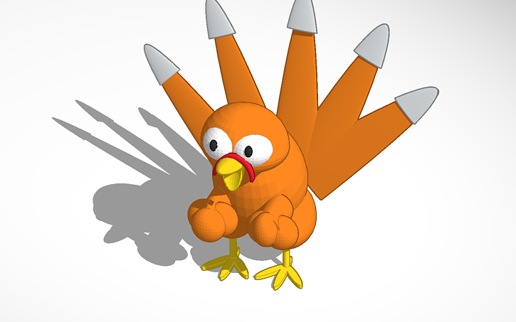 3d Design New Turkey Steven Perez Tinkercad