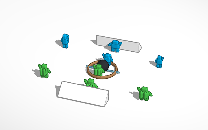 3D design Football ground - Tinkercad