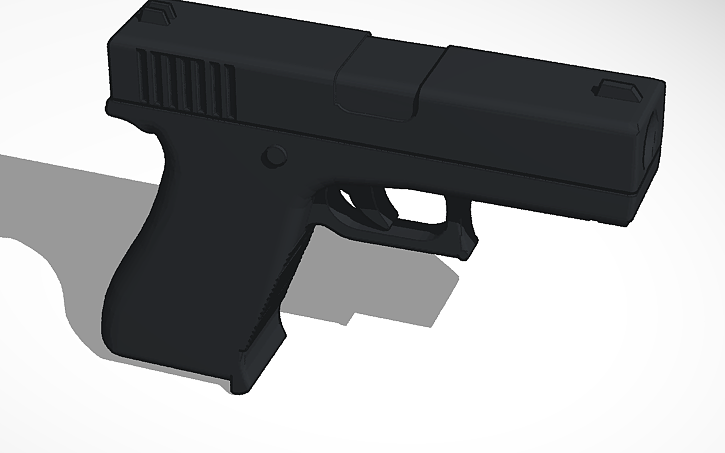 3D design GLOCK - Tinkercad