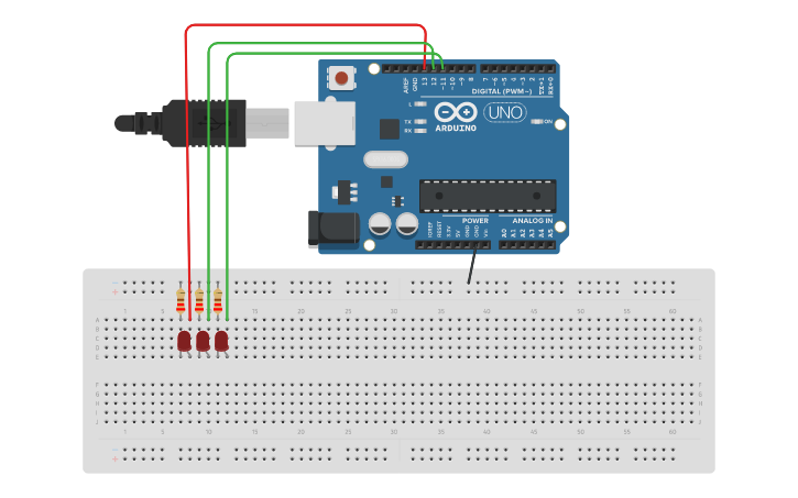 Circuit design MONTAJE DE TINKERCAD - Tinkercad