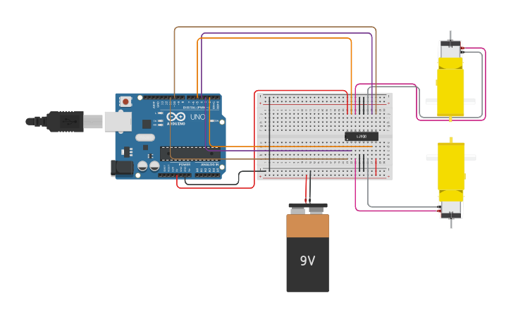 Circuit design Prática 7 -- semana 4 | Tinkercad