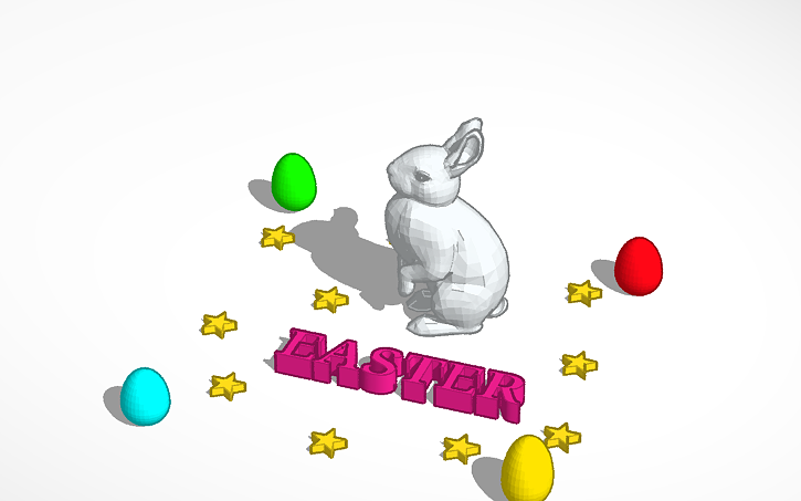 3D design EASTER - Tinkercad