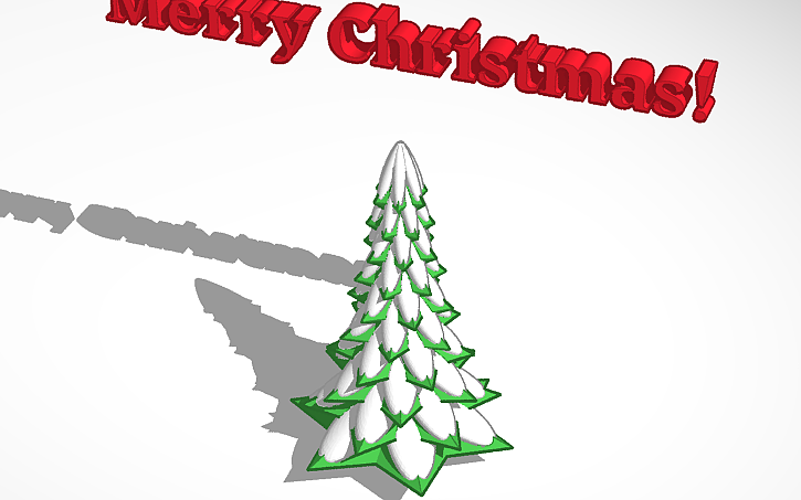3D design Christmas Tree | Tinkercad