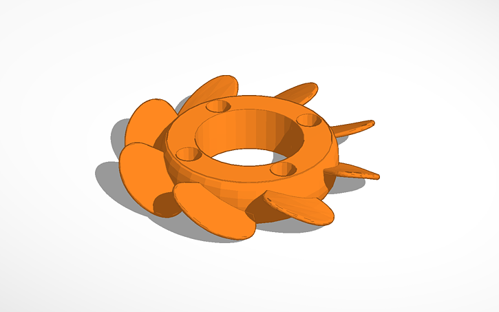 3D design 4 Magnet Propeller 2.0 - Tinkercad