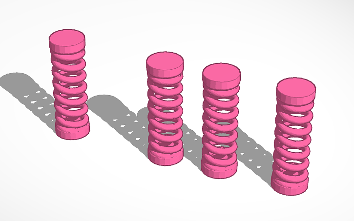 3D design Moai Head Spring - Tinkercad