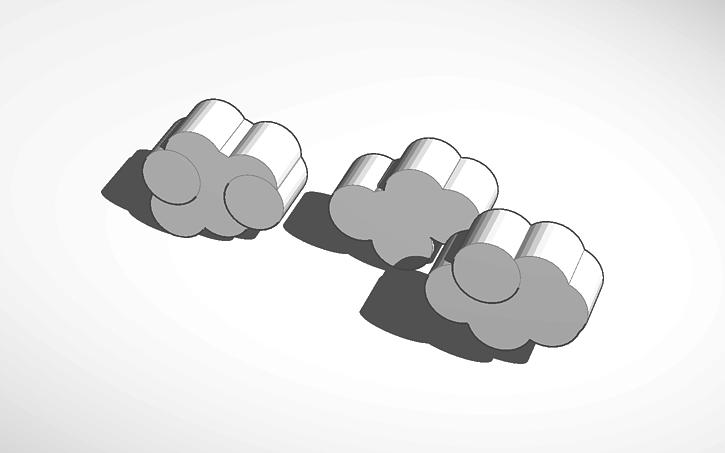3D design Clouds - Tinkercad