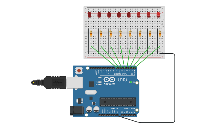 Circuit design Tinkercad Bitwise Operators - Tinkercad