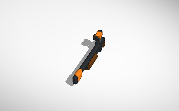 3D design tf2 rescue ranger - Tinkercad
