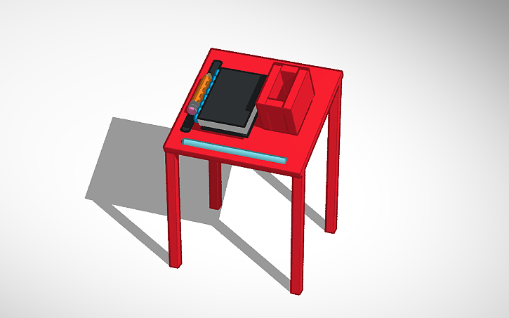 3D design Drawing Table - Tinkercad