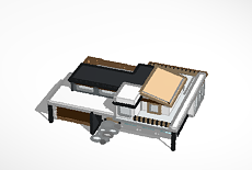 3D design Modern house | Tinkercad