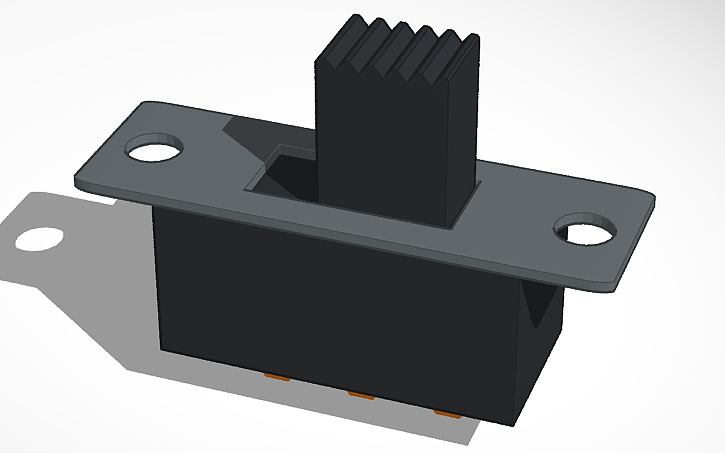 3D design Mini Slide Switch 3 Pin - Tinkercad