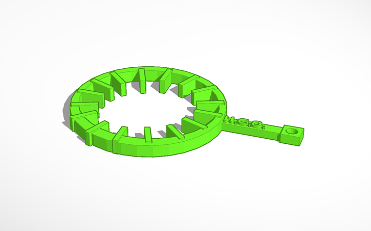 3D design Copy of A bubble wand project for school | Tinkercad