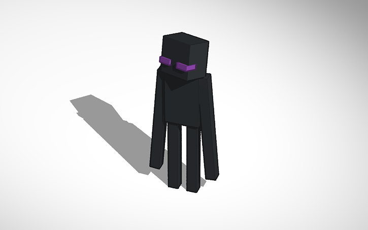 3D design Minecraft Enderman | Tinkercad