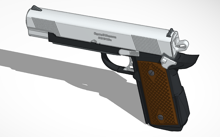 3D design Nerf HandGun - Tinkercad