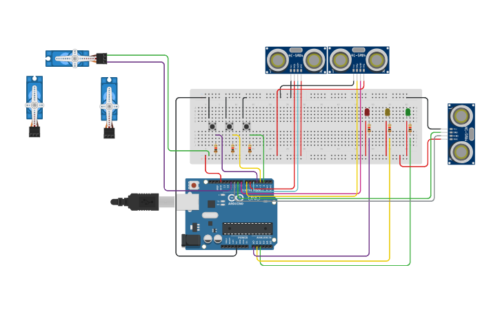 Circuit design Copy of MiniProject | Tinkercad