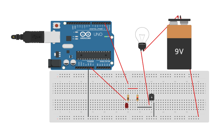 Circuit design Serial - Tinkercad