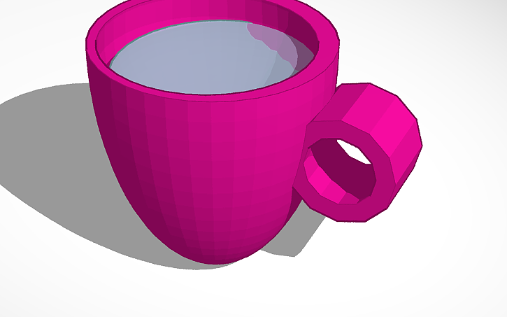 3D design glass with water | Tinkercad