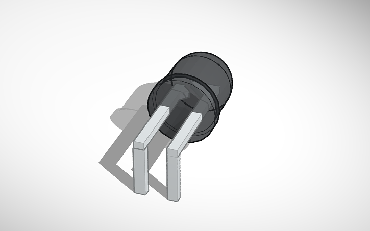 3D design 5 mm led - Tinkercad