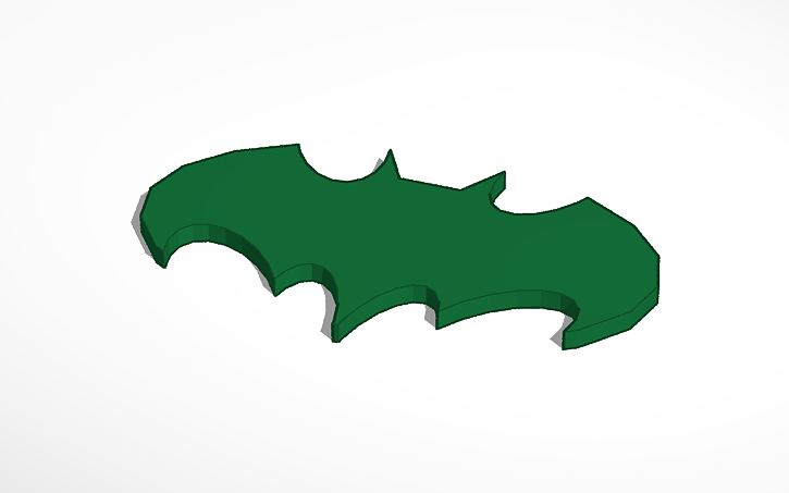 3D design Batman Logo | Tinkercad