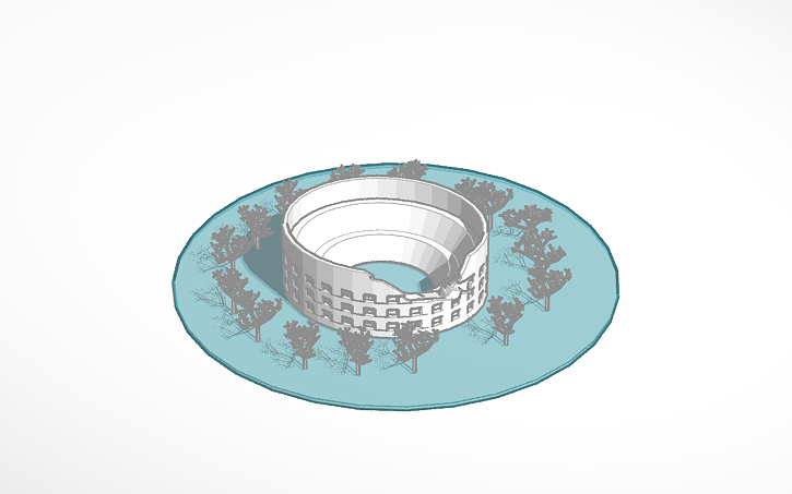 3D design Copy of Colosseum - Tinkercad