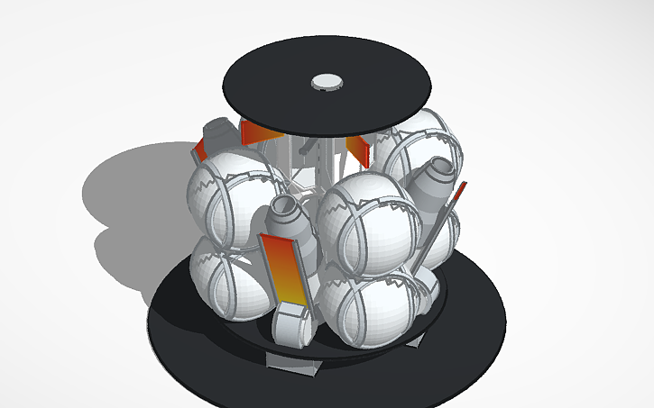 3D design Aspis Class Photon Sail ISV - Tinkercad