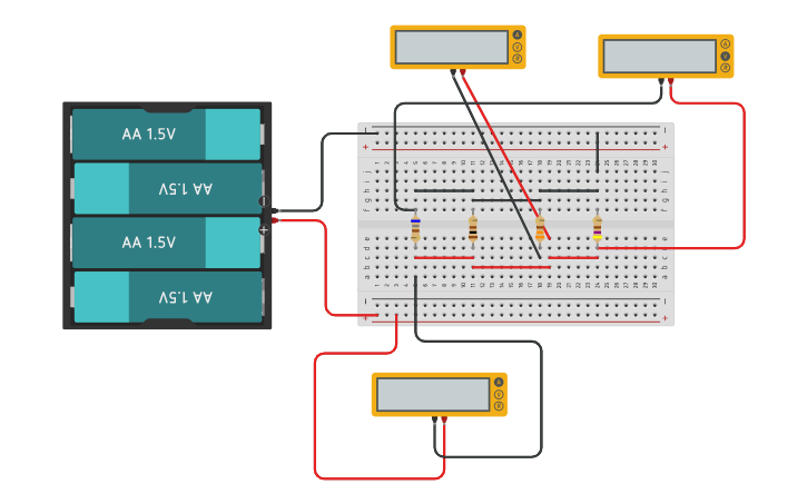 Circuit design Circuito_Paralelo#7 | Tinkercad