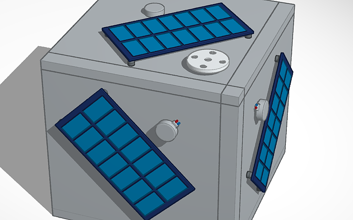 3D design Cubesat - Tinkercad