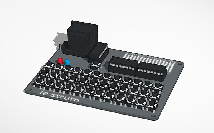 3D design Le Strum - Tinkercad