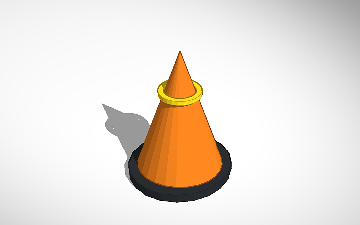 3D design cone | Tinkercad
