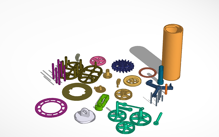 3D design Clock - Tinkercad