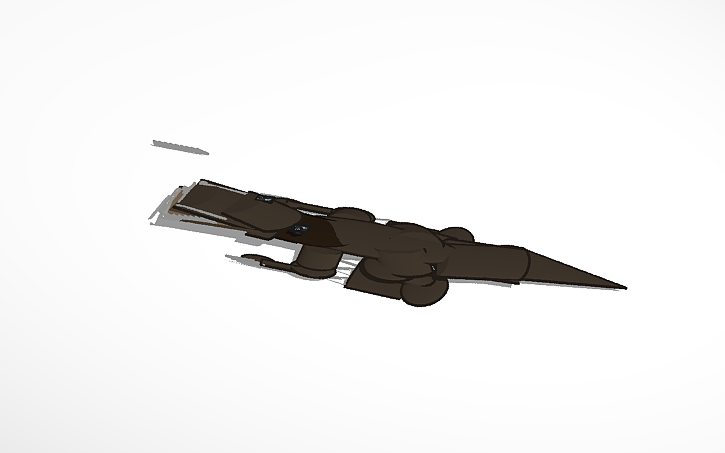 3D design CROC - Tinkercad