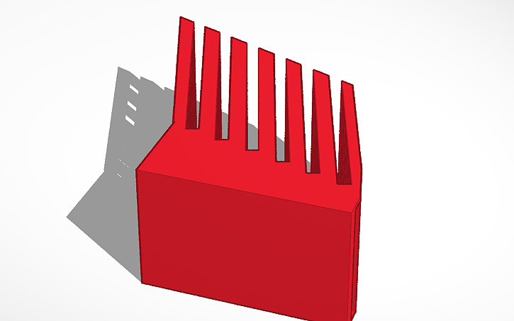 3D design Card holder - Tinkercad