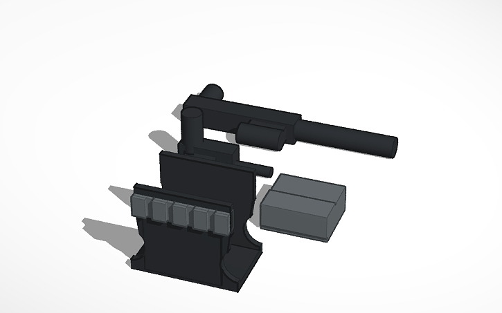 3D design Lego Body Armor With Pistol And Automatic Rifle - Tinkercad
