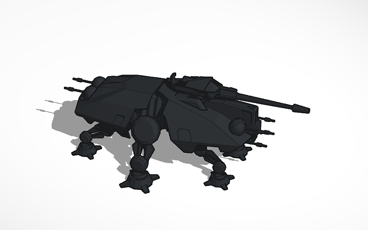 3D design republic walker - Tinkercad