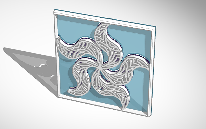 3D design 31 Days of Tangle - Day 8 - Naida - Tinkercad