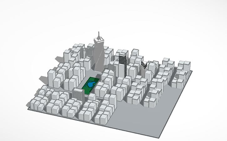 3D design City - Tinkercad